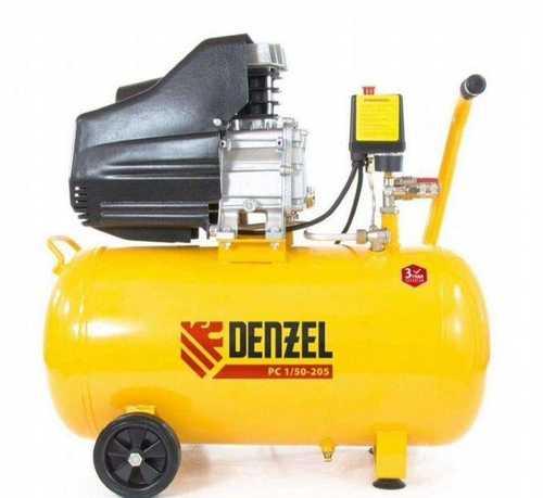 Компрессор воздушный Denzel 1,5 кВт, 206 л/мин