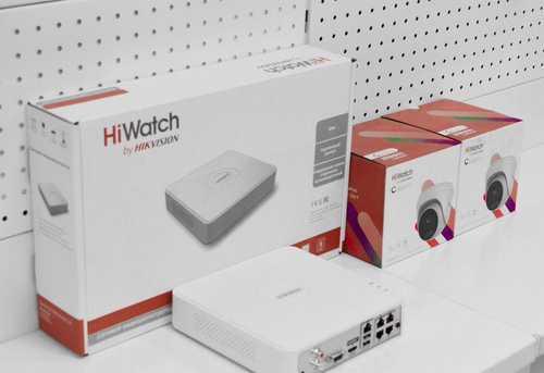 Видеокамеры HiWatch 4Mpx ColorVu