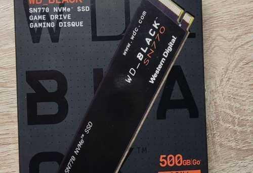 500 гб SSD M.2 накопитель WD Black SN770