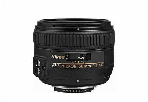 Объектив Nikon 50mm f/1.4G AF-S Nikkor
