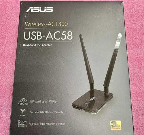 Usb wifi адаптер для пк asus usb-ac58