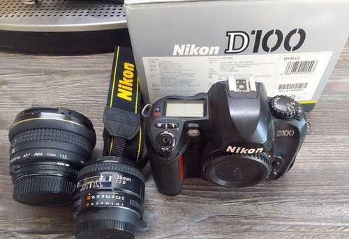 Nikon d100 с коробкой
