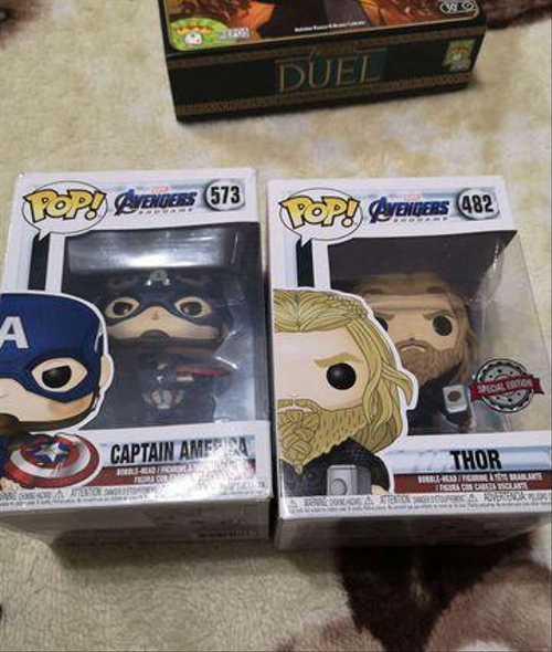 Funko pop thor captain america