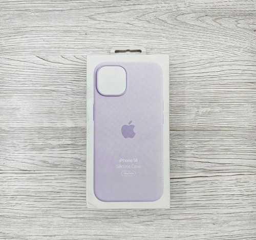 Чехол Apple Silicone Case для iPhone 14 лиловый