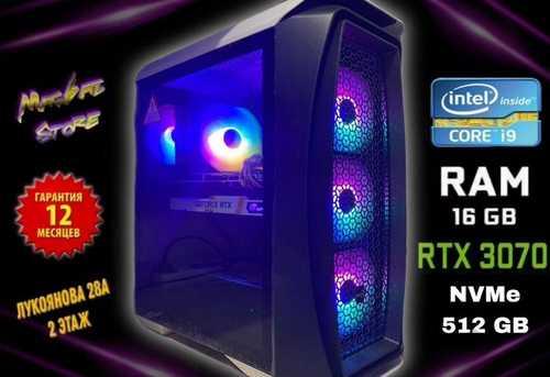 Игровой компьютер 12 ядер/rtx3070 8gb/16gb/Новый