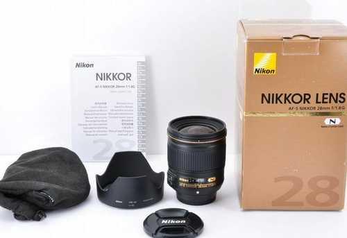 Nikon 28mm f/1.8G AF-S Nikkor