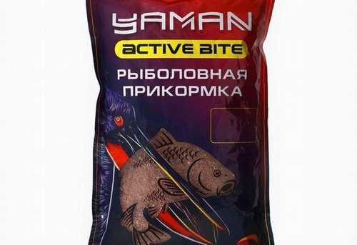 Прикормка Yaman Active Bite Карп, чёрная