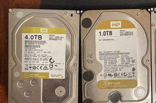 Western Digital gold/blue 1/1/2/2/4/4 TB