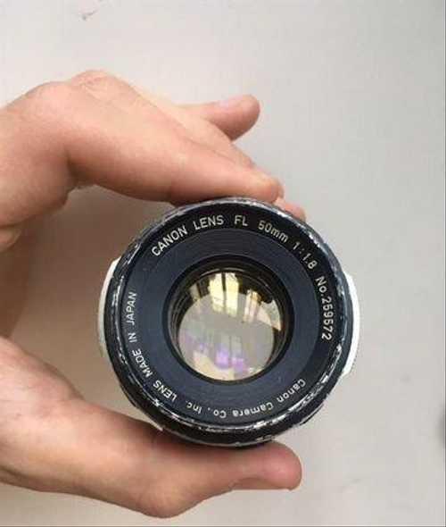 Объектив Canon FL 50mm 1:1.8
