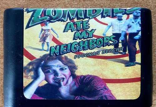 Картридж 16-бит Zombies Ate My Neighbors
