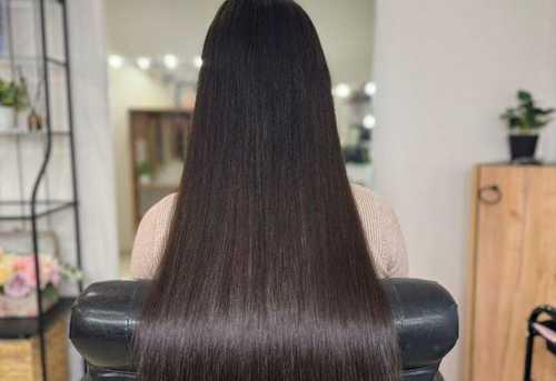 Волосы для наращивания 60 см черные 150 гр