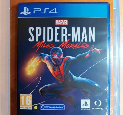 Spider-man Miles Morales ps4 диск