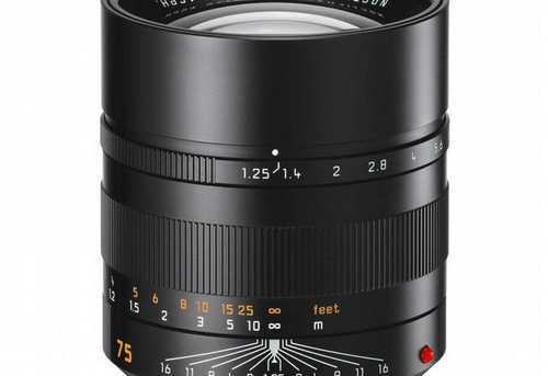 Leica noctilux-M 1:1,25/75 asph