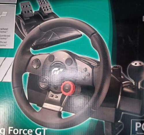 Игровой руль logitech driving force gt