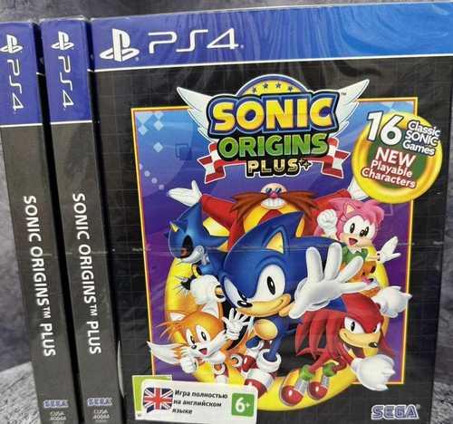 Sonic Origins Plus ps4 (новый)