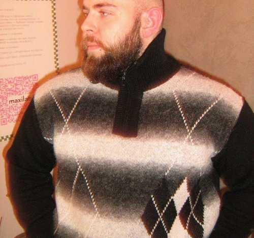 Винтажный свитер argyle