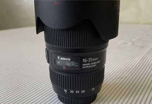 Объектив Canon EF 16-35mm f/4L IS USM