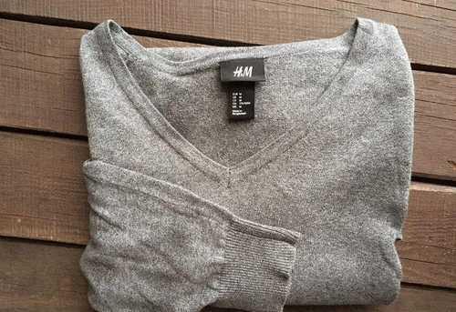 H&M мужской хлопковый пуловер М