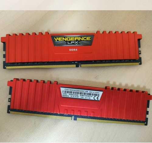 Оперативная память DDR4 3200мгц Corsair Vengeance