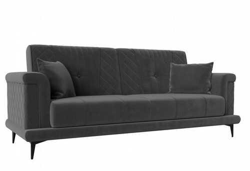 Прямой диван Неаполь, Велюр, Модель 111929