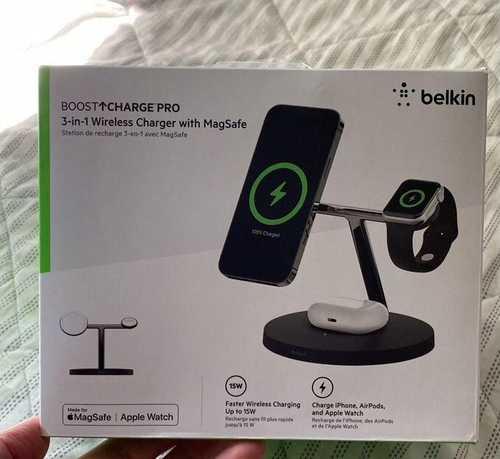 Новая Belkin 3-in-1 Wireless Charger with MagSafe