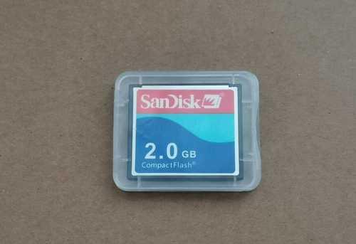 Карта памяти Sandisk Compact Flash CF 2GB