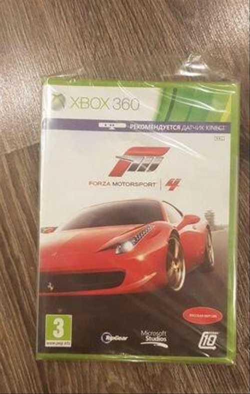 Forza Motorsport 4 xbox 360 (комплект 4 диска)