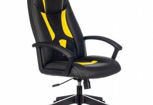Кресло игровое Zombie 8 черный/желтый эко.кожа кре