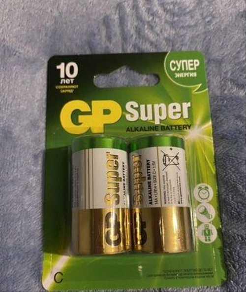 Батарейки GP Super C