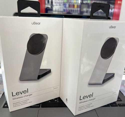 Беспроводная панель uBaer Level 20W 2в1 Grey