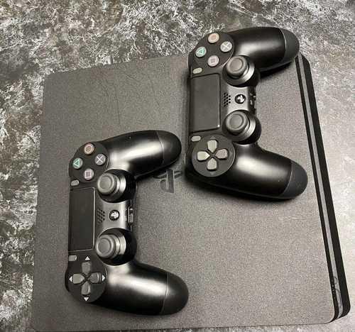 Sony playstation 4 slim 1tb 2 геймпада