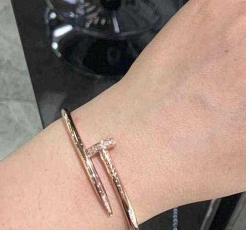 Cartier браслет из золота, бриллианты