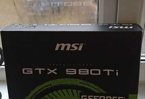 GTX 980 ti founders edition 6gb. MSI