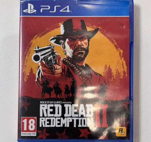 Диск с игрой Red Dead Redemption 2