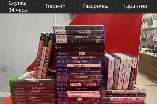 Диски для PS5, PS4. PS3, xbox ONE, PSP, Nintendo