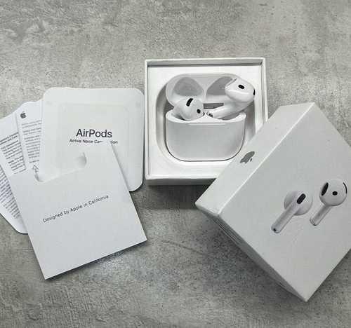 Наушники Apple Airpods 4 с шумоподавлением