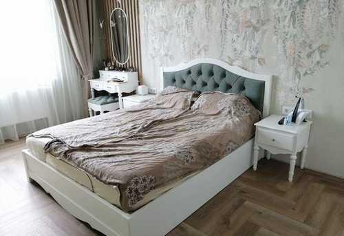 Кровать двухспальная из массива "Прованс"