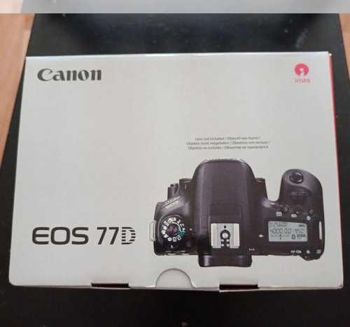 Фотоаппарат canon eos 77d body