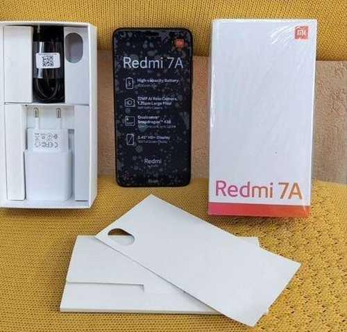 Телефон Xiaomi Redmi 7a, 2/32, полный комплект