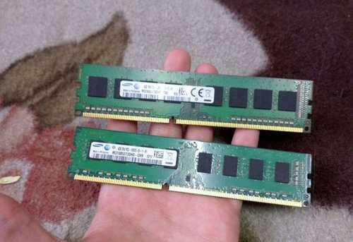 Оперативная память DDR 3 по 4 гб