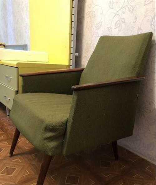 Кресло СССР винтажное раритет под реставрацию
