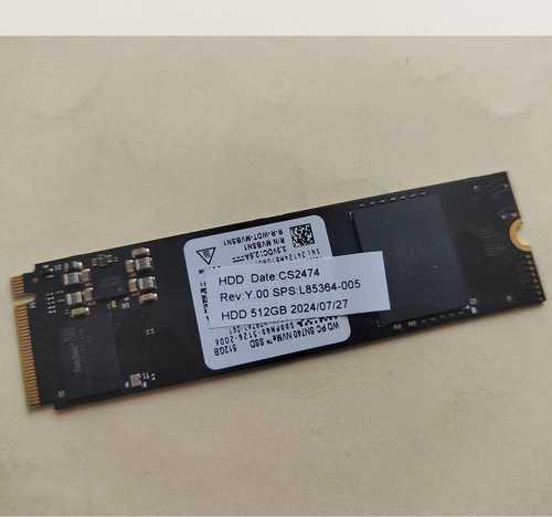 Western Digital 512Gb SSD M.2 PCIe NVMe 2280