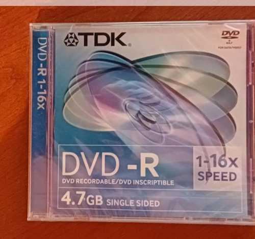 Диски оптические TDK DVD-R 4.7 Gb