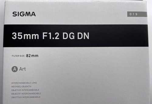 Объектив Sigma AF 35mm F/1.2 DG DN A