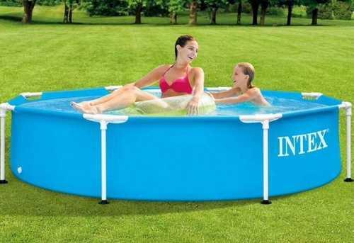 Каркасный бассейн Intex 244х244х51см