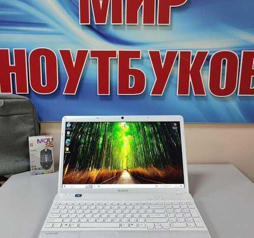 Бюджетный ноутбук Sony Vaio,ssd hdd, 8gb,гарантия