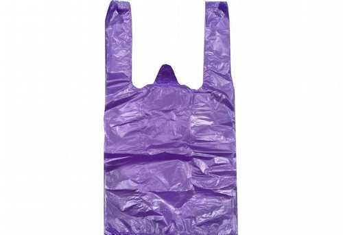 Пакет-майка фиолетовая 24x44см, 9мкм пнд