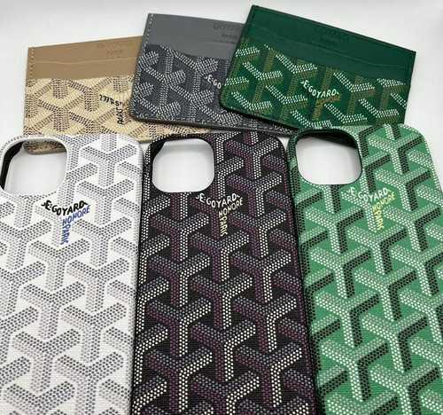 Чехол для iPhone Goyard   картхолдер Goyard