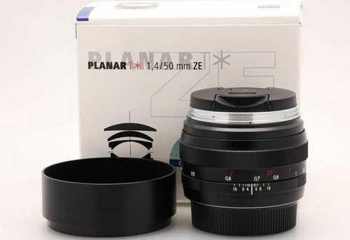 Zeiss Planar 50mm f/1.4 T* Planar ZE (Canon EF)