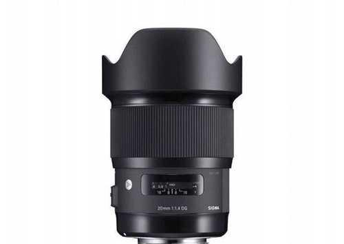 Новый Sigma 20mm F/1.4 DG HSM ART Sony E-Mount